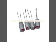 470μF 25V Radial Aluminum Electrolytic Capacitor 6.3×12mm