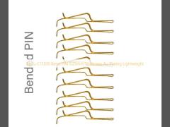 BeCu C17200 Bend PIN 0,25 mm Espessura Au Plating Leve