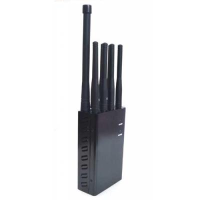 China 8 Antenna Handheld Jammers WiFi GPS VHF UHF Lojack and 3G Phone Signal Jammer for sale