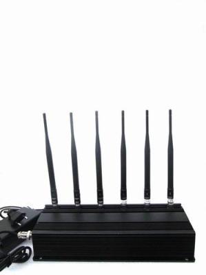 China 6 Antenna Cell phone,GPS  RF Jammer (315MHz/433MHz) for sale