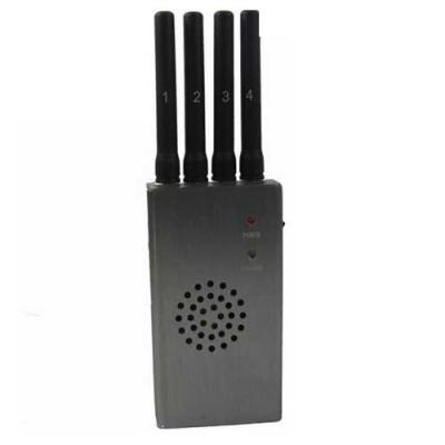 China Portable High Power 3G 4G Cell Phone Jammer with Fan for sale