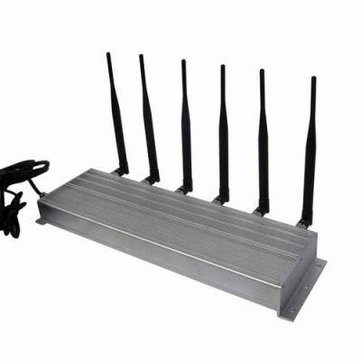 China 6 Antenna High Power 3G Cell phone  315MHz 433MHz Jammer for sale