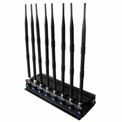 China 8 Bands Adjustable Powerful 3G 4GLTE 4GWimax Cellphone Jammer  WiFi GPS Lojack Jammer for sale