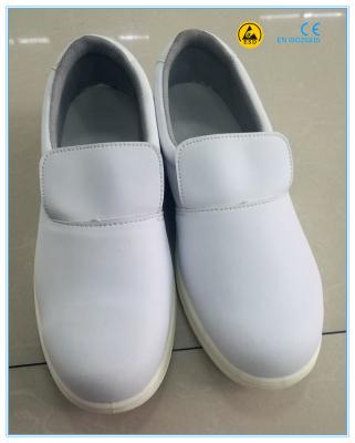 China white microfiber leather upper PU outsole kitchen work shoes for sale