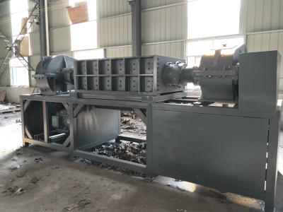 Cina Grande asse del doppio della macchina della trinciatrice del tamburo del residuo con la dimensione variabile in vendita