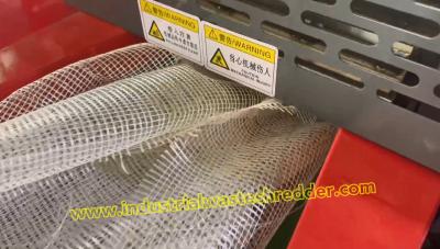 China 800F Fiberglass Mesh Crusher Hdpe Net Shredder Machine Energy Saving Wearing Resistant Blade 7.5KW Cutting Motor for sale