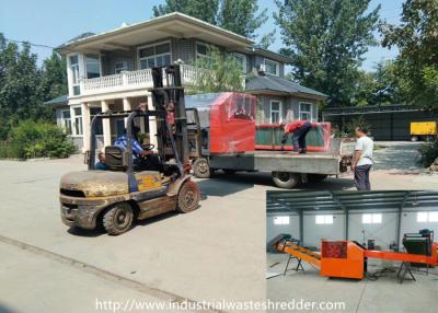 Chine Le couteau rotatoire avec l'affûteuse tissée met en sac le défibreur de déchets industriels à vendre