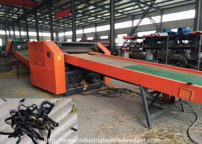 China Rubber Band Rotary Blade 8000KG Industrial Waste Shredder for sale