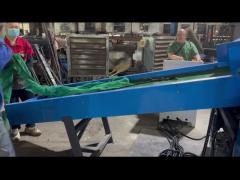 Broyeur de filets de pêche PP Raffia Broyeur avec outil en alliage durable acier lames rotatives Économie d'énergie électrique