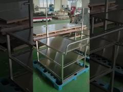 Peças de revestimento de chapa de aço inoxidável Serviço de fabricação Espelho de acabamento SUS304 Container de aço inoxidável