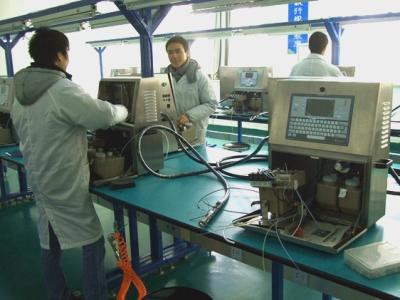 China Industrial Date Code Screen Continuous Inkjet Printer , Inkjet Coding Machine for sale