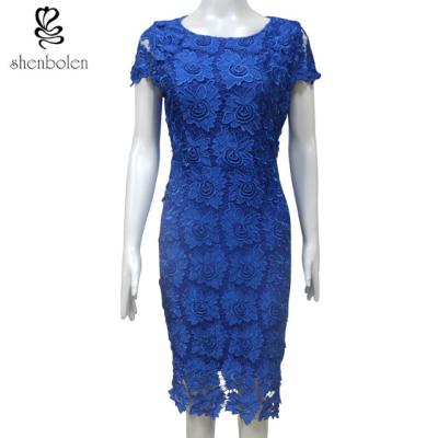 China Lace Bodycon Simple Casual Summer Dresses For Women , Women's Casual Wear Stylish for sale