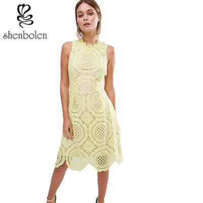 China Sexy Cool Refreshing Sleeveless Women'S Casual Dresses Women Chinese Style Dress for sale