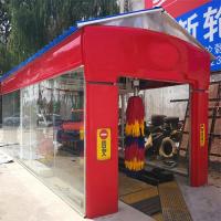 China Large Intelligent Tunnel Type Automatic Car Washing Machine with 9 Brushes for sale