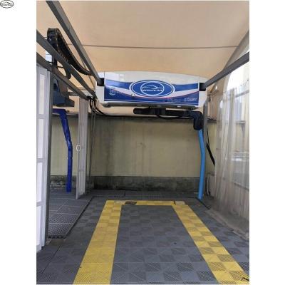 China Max Vehicle Size 5500*2200*2000mm Touchless Car Washer with Ground Flushing System for sale