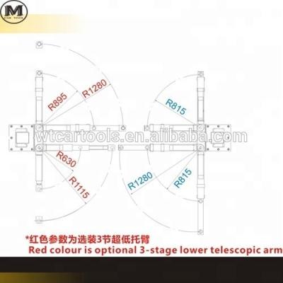 China 4000kg Lifting Capacity Two Post Car Lift With 2 Steps Support Arm And Floor Plate for sale
