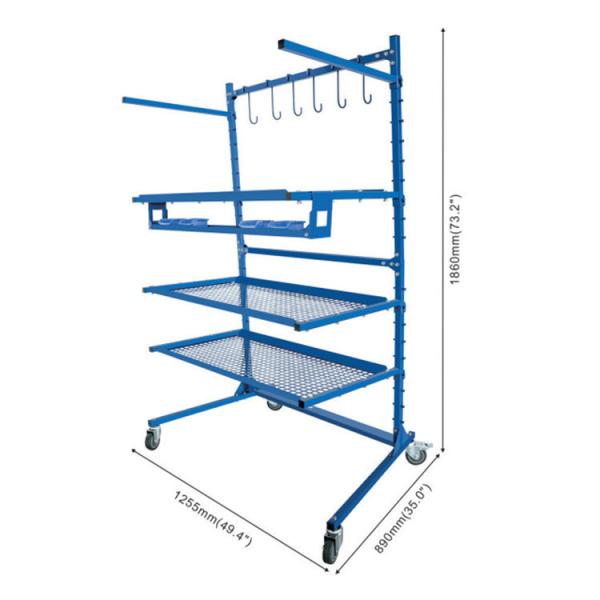 Quality Easy Assembly Car Bumper Paint Stand Adjustable For Repair And Painting for sale