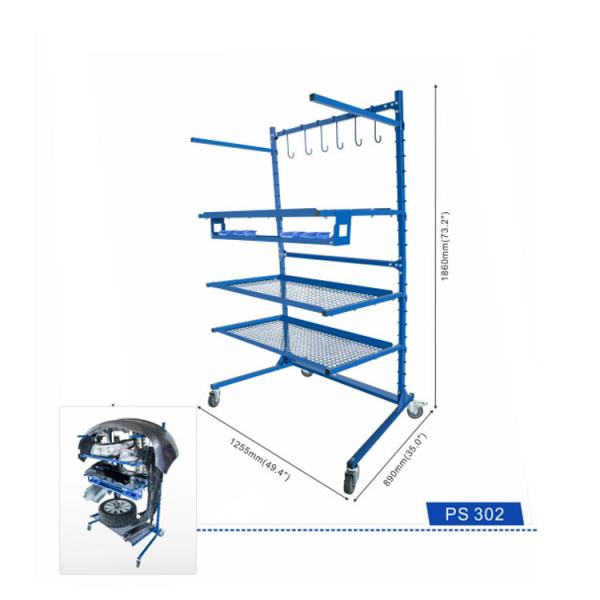 Quality Easy Assembly Car Bumper Paint Stand Adjustable For Repair And Painting for sale