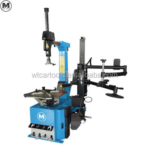 Quality Powerful 1.1KW Motor Automotive Tire Changer 220V Tilt Back With Help Arms for sale