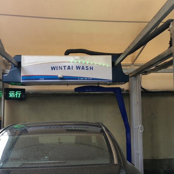Quality Blue Full Automatic Touchless Car Wash System WT390 380V Safety Operation for sale