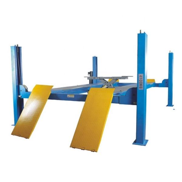 Quality 4500kgs Four Post Car Lift 1700mm Height Lifting With Wheel Alignment for sale