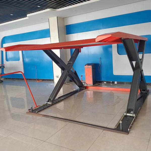 Quality 2.2KW Motor Double Deck Scissor Car Parking Lift For 5000mm*2000mm*1900mm Car for sale