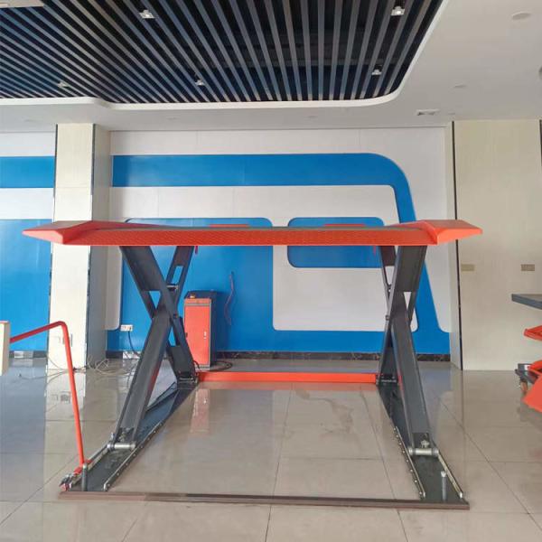 Quality 2.2KW Motor Double Deck Scissor Car Parking Lift For 5000mm*2000mm*1900mm Car for sale
