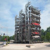 Quality Motor Chain Drive Vertical Rotary Parking Lift For Multistory 40 Tons Capacity for sale