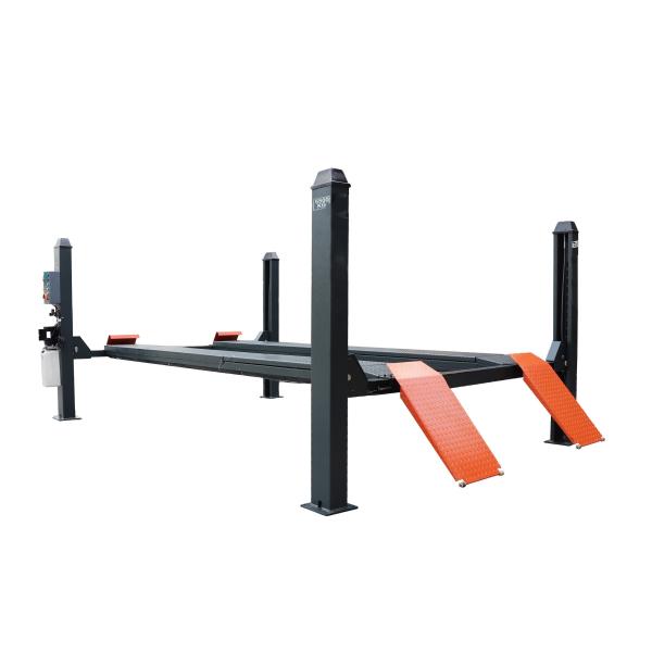 Quality 4 Ton Wheel Alignment Portable Car Lift With Electro Air Safety Lock Release for sale
