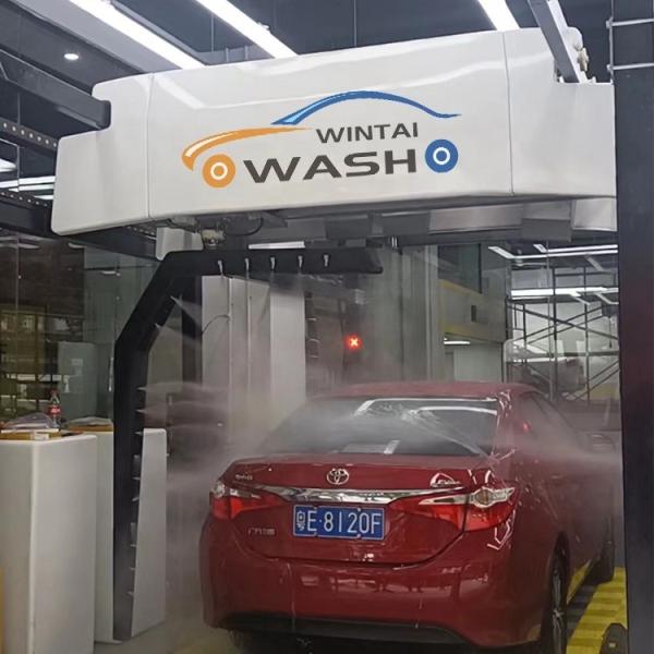 Quality Metal Arm 360 Degree Contactless Car Wash Machine With 3KW 4pcs Dryers for sale