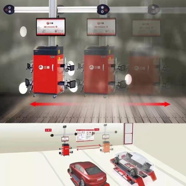 Quality Sunshine Aligner Movable Wheel Alignment Equipment With Dual Screen And Optional for sale