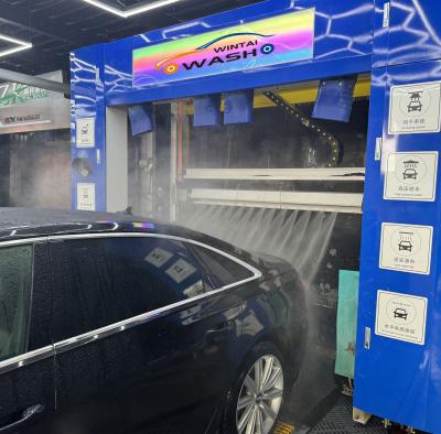 China Automatic Rollover Car Wash System Galvanized Steel With Drying System for sale