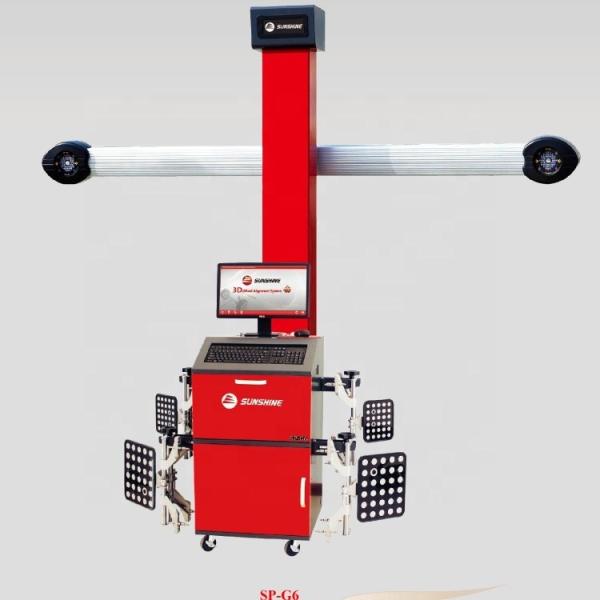 Quality High Precision 3d Wheel Alignment Machine Stable Operation With 4 Feet Clamp for sale