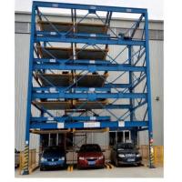 Quality Space Saving Semi Automatic Puzzle Parking System with 6 Layers and 10350mm for sale