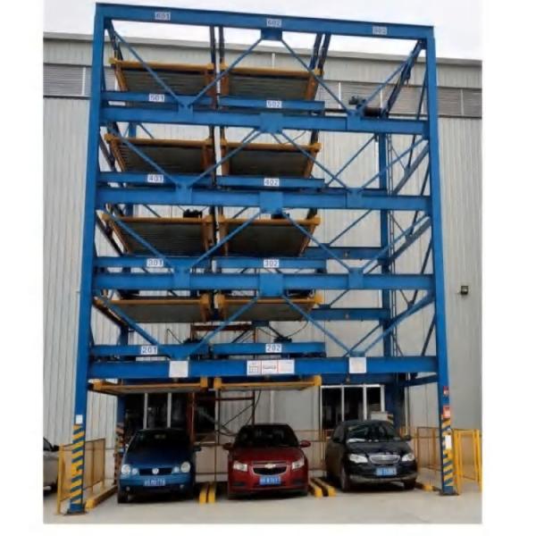 Quality Space Saving Semi Automatic Puzzle Parking System with 6 Layers and 10350mm Height for sale