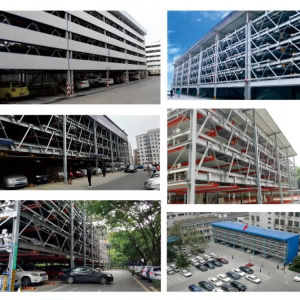 Quality Space Saving Semi Automatic Puzzle Parking System with 6 Layers and 10350mm for sale