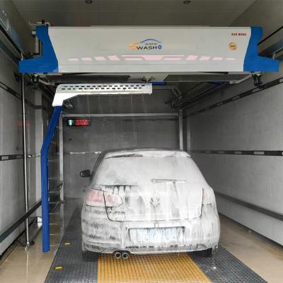 Cina 120 bar Lavatrice auto completamente automatica Lavatrici auto 4 asciugatrici d'aria Sistema di riciclaggio dell'acqua da lavaggio 360 Touch Lavatrice auto gratuita Servizio 24 ore Robot automatico di lavaggio auto in vendita