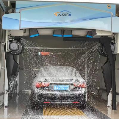 Cina 6 asciugatrici a aria senza contatto lavaggio automatico auto servizio 24 ore lavaggio auto sistema di recupero dell'acqua 100-130 bar macchina ad osmosi inversa in vendita