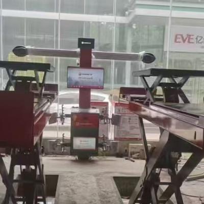 China 4PCS Camera Computer Control Sunshine wheel alignment machine Multi Language Support Four Tyre Alignment Machine Portable Wheel Alignment Machine for sale