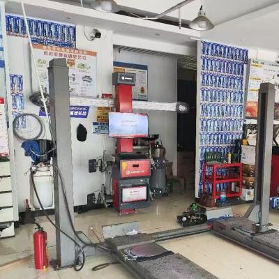 China 4PCS Camera Computer Control Sunshine wheel alignment machine Multi Language Support Four Tyre Alignment Machine Portable Wheel Alignment Machine for sale