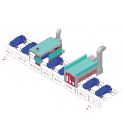 China Car Paint Spray Room Baking Auto Preparation Rooms Painting Lines for sale