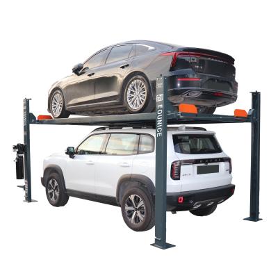 China 4 Post Car Parking Lift Car Parking Stacker for Garage 3600kg 2100mm Lifting Height for sale
