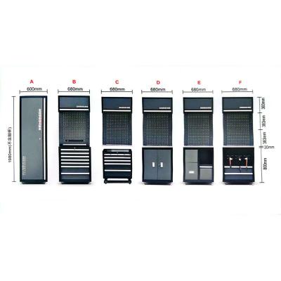 China Automotive maintenance tool combination tool cabinet for sale