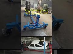 Draagbare ruimtebesparende auto bumper stand waterbestendig voor auto spuitbus