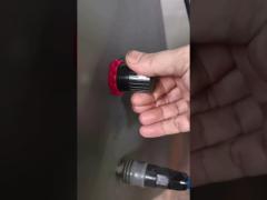 automatic lubricant oil system flushing machine with counting function