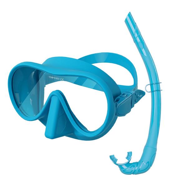 Quality 2024 CE Certified Single Tempered Glass Diving Gear Set for Adult Swimming for sale