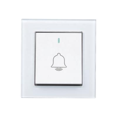 China Modern Wholesale Supply PC Music Jingle Doorbell Household Glass Doorbell for sale