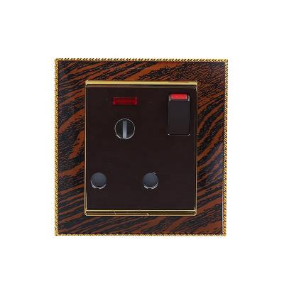 China Non-contact screen wall socket 3 - foot round hole and 16A general electrical switch and neon light switch socket for sale