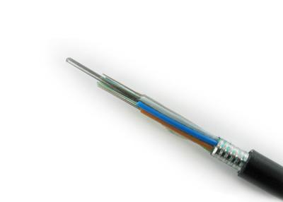 China GYTS-Outdoor lay-stranded armored 24 core optical fiber cable for sale