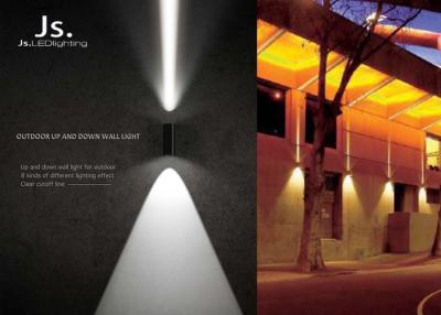 China Modern Hotel Exterior Lighting , 6watt Outdoor Wall Lights Aluminum Material for sale